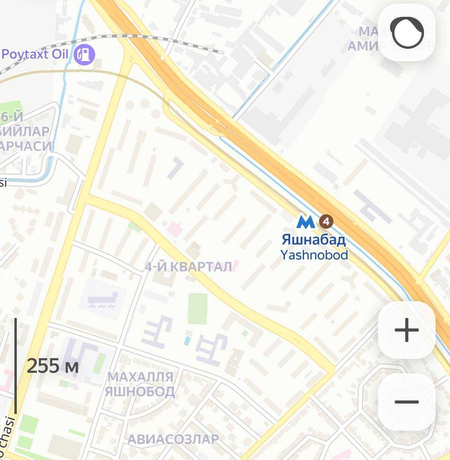 м.Яшнабад Авиасозлар-4 2-комнатная 4/4 50 м² панель без ремонта