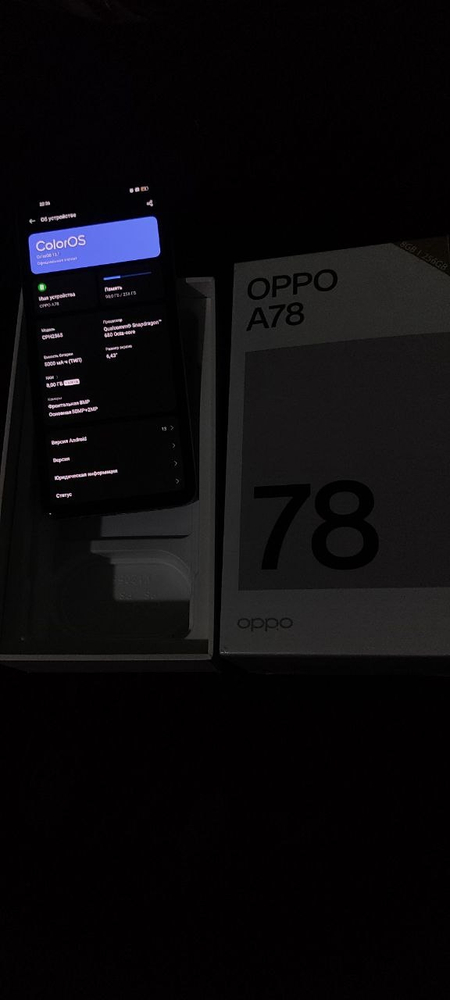 Oppo A78 2023 телефон