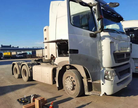 Газовый тягач фура прицеп HOWO Т7 CNG КРЕДИТ! ЛИЗИНГ