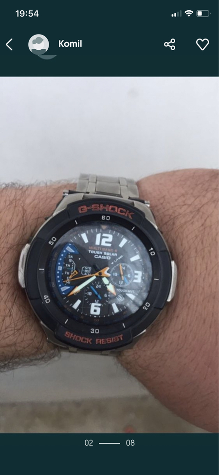 G shock Multi band метал корпус