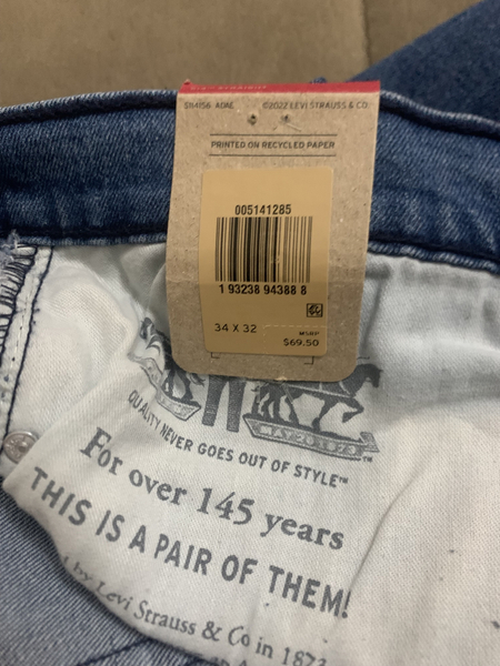 Levi’s  514 original 34/32 мужские джинсы из USA
