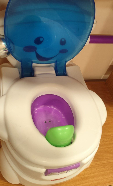 Горшок детский Fisher price музыкальный