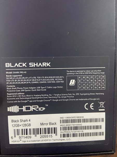 Black Shark 4 12/128