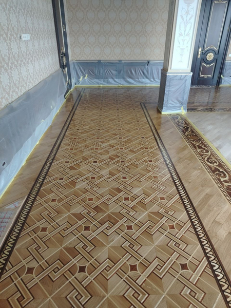 Шлифовка пол паркет