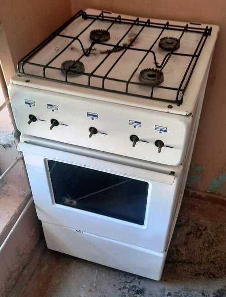 Газ плита в хорошем состоянии