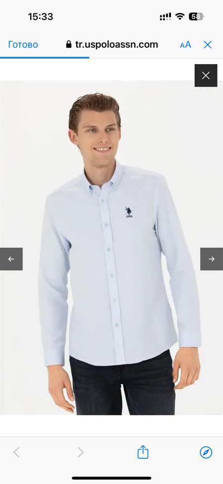 Продаются рубашки U.S.Polo Assn, размер  M и L