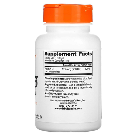 Vitamin d3 5000 doza, витамин д3 5000iu, витамин d3 5000me