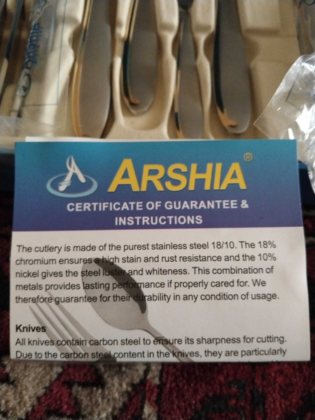 Arshia набор столовых предметов на 6 персон (24 предмета)