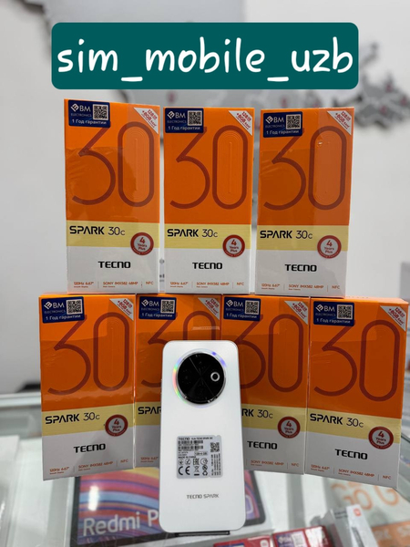 Tecno Spark 30C New Super Skidka+Garantiya+Dastavka