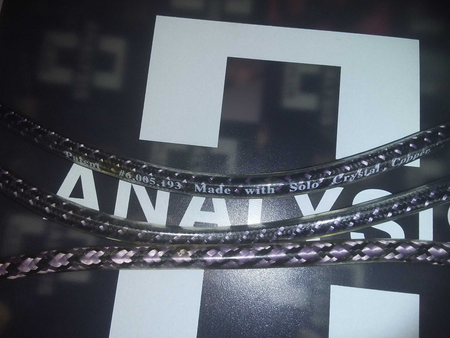 Кабель межблочный RCA Analysis-Plus Solo Crystal Oval 0.5 m комплект