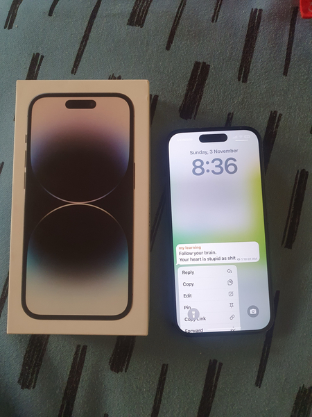 Iphone 14 pro.     .