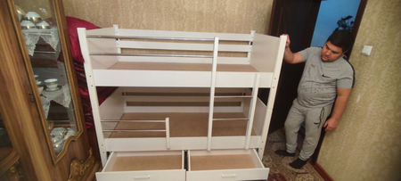 Kravat двухэтажные кровать акция