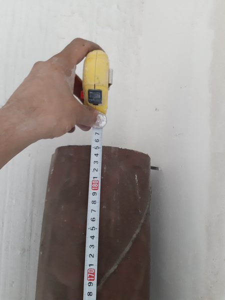 Труба железни ссср размер 1.85х1.60х0.2см