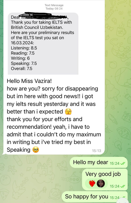 Преподаю Английский язык: General English and IELTS онлайн и оффлайн.