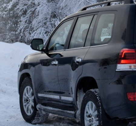 Хромированные ручки для LAND CRUISER 200