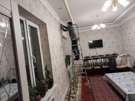 Adyol yuvish, Gilam yuvish, Parda yuvish, Parda tikish, Стирка Штор