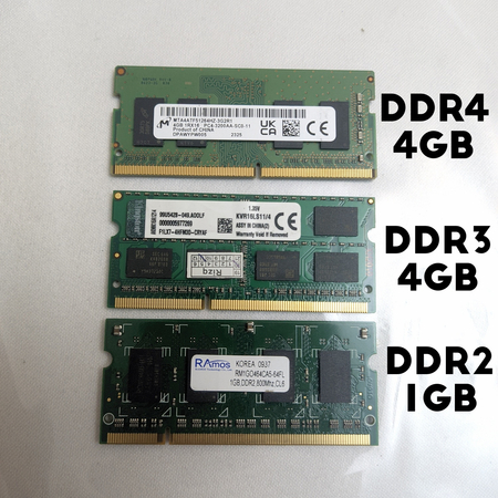 Оперативная память Sodimm DDR2 DDR3 DDR4 4GB