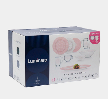 Luminarc orginal B Ha6ope 46 npeAMeTOB
Ha 6 nepcoH