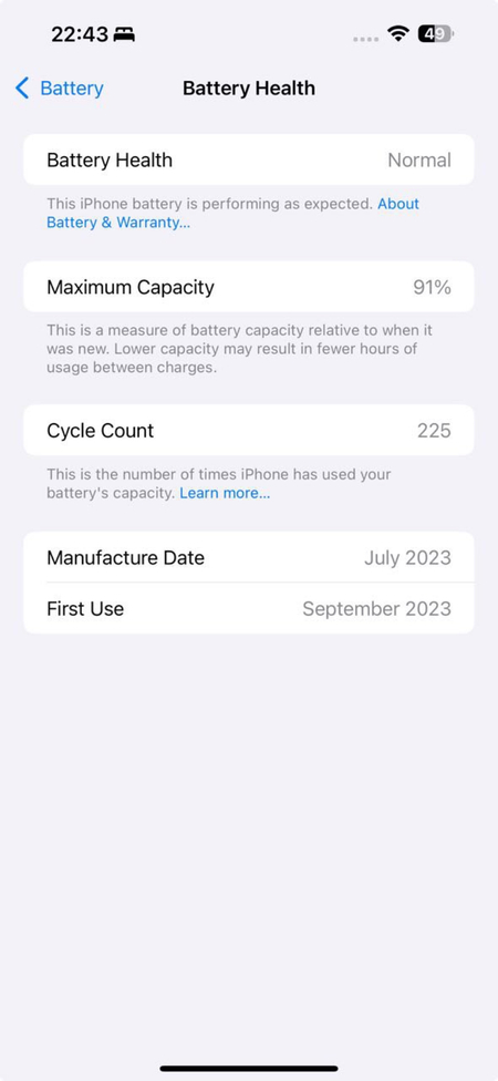 Iphone 15 pro max Blue Titanium