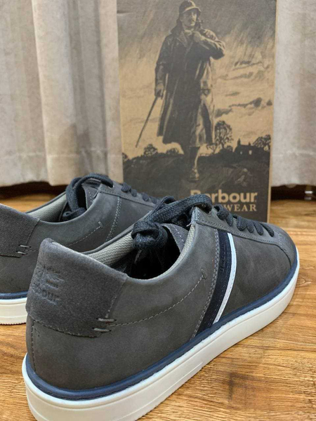 Barbour кожаные мужские кеды
