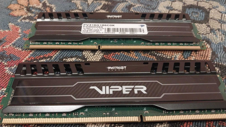 Оперативная Память DDR3 Patriot Viper 16GB (2 X 8 GB) 1866 MHz.