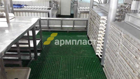 Стеклопластиковые решетки для пищевой промышленности