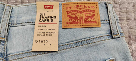 Levi's женские джинсы капри размер 30 на L-Xl