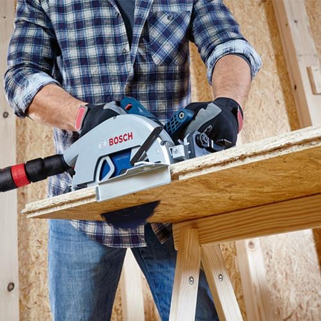 Аккумуляторная циркулярная пила BOSCH GKS 18V-68CG pro