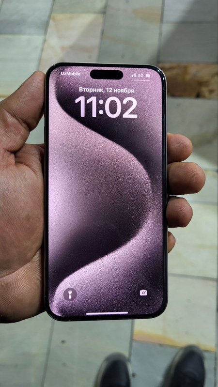 iphone 15 pro max natural titan 256 VN/A sim orqa krishka singan