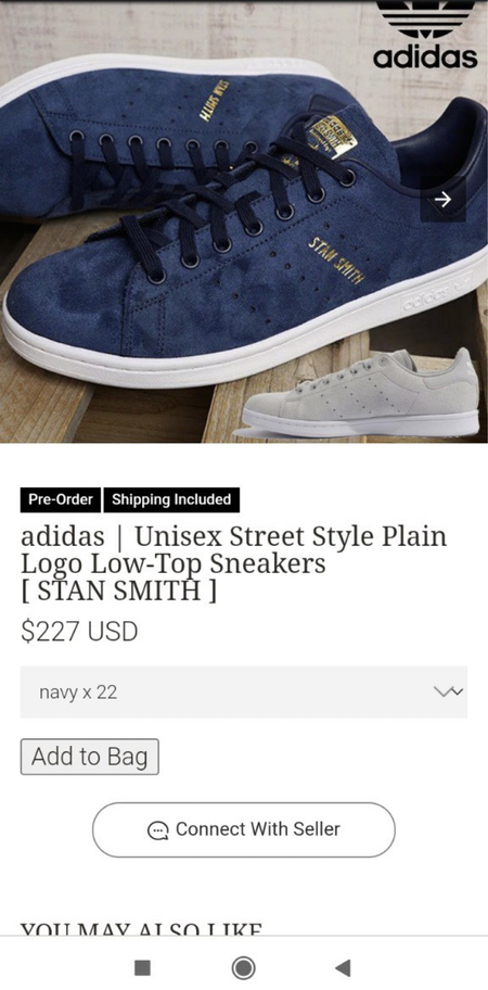 Новые оригинальные кроссовки adidas Stan Smith с коробкой и биркой