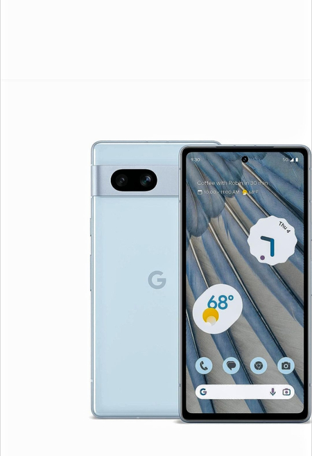 Google Pixel 7a с документами и коробкой