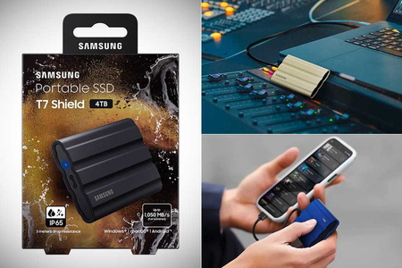 Samsung T7 Shield 4TB Новые в упаковке. Made in Korea.
