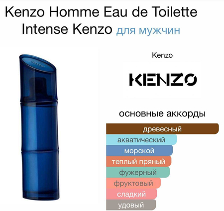 Оптом KENZO HOMME EDT (110ml) (Новые и Запечатанные в коробке)