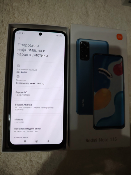 Redmi note 11 s  8+4/128 GB IDEAL
