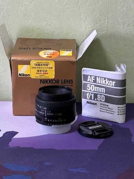 Объектив NIKON AF Nikkor 50mm f/1,8D