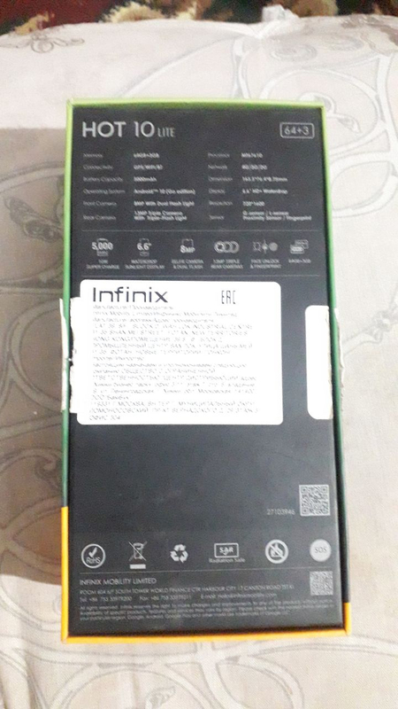 Infinix hot 10 lite sotiladi