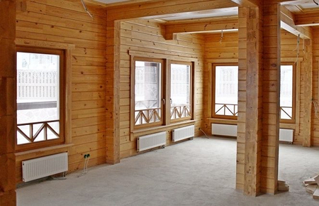 Продается дом под ключ из натурального дерева.