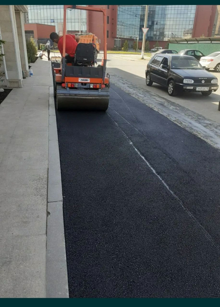 ASFALT XIZMATI tez va sifatli asfalt qilish xizmati