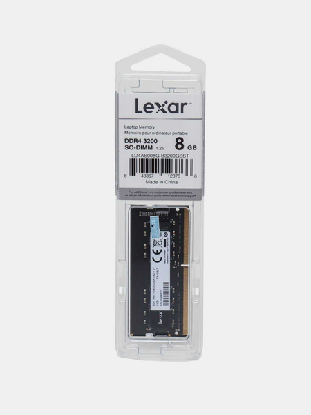 Оперативная память ОЗУ DDR4 Lexar 8gb 3200 MHz для ноутбука