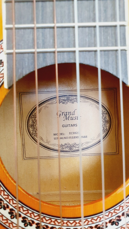 Klassik+elektronik gitara