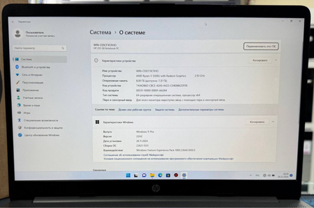 HP Laptop Grey AMD RYZEN 5 5500U (Core-i5 11-12 th) Analog Ozu:8Gb