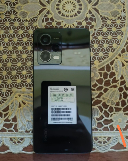 Redmi note 12 pro 5G yangide