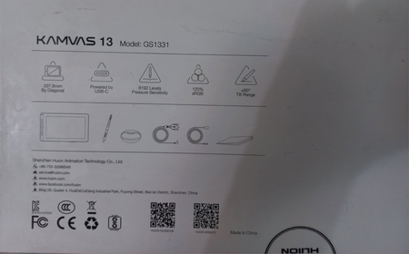 Графический планшет HUION KAMVAS 13