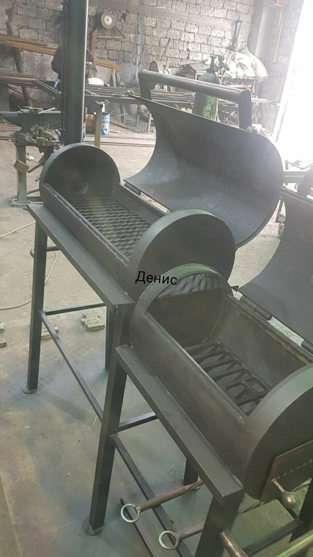 BBQ кованый мангал смокер гриль шашлычницу барбекю очаг казан