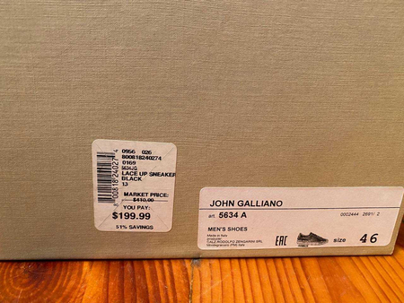 Обувь от бренда JOHN GALLIANO