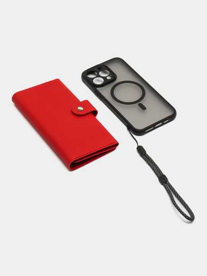 Чехол кошелёк для iPhone 15 Pro и 15 Pro Max