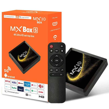 ДОСТАВКА! ТВ приставка MX BOX S 4K   Wi-Fi 2.4G/5G