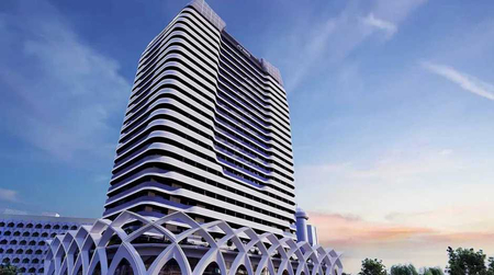 Новостройка NRG U-TOWER 2/13/26, 48 м², ор-р метро Халклар Дустлиги