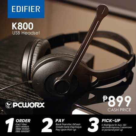СКИДКА! Edifier USB Проводные Наушники/Гарнитура для колл-центра