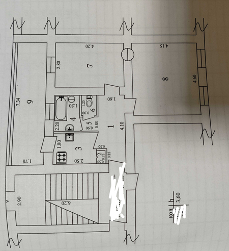 Чирчик. Квартира 2(3)/1/2 возле центрального базара и автостанции